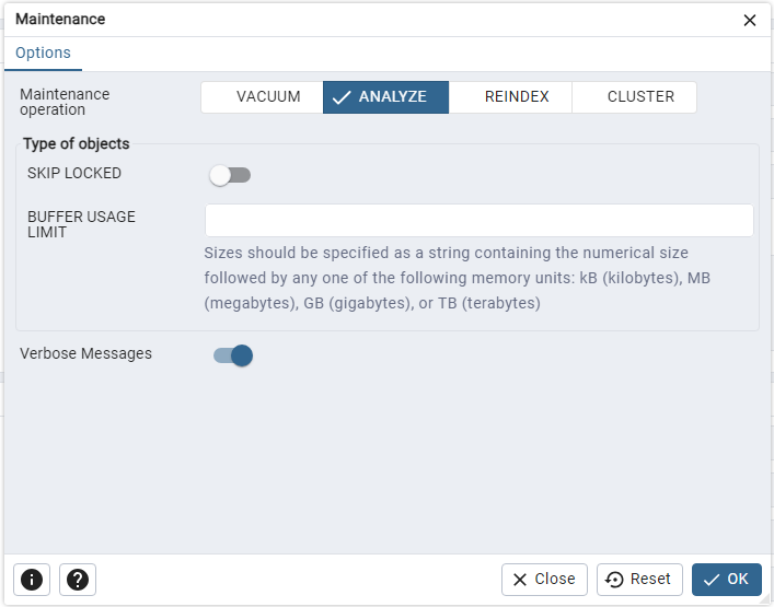 Maintenance of PostgreSQL Database and Automation – Visure Solutions